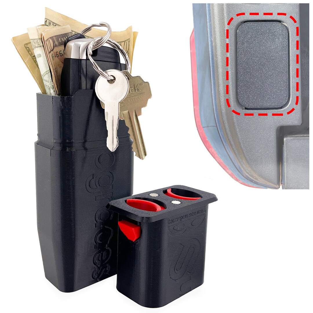 Supgrades Hidey-hole, Truck Bed Stake Pocket Hole Secure Keys Cash ...
