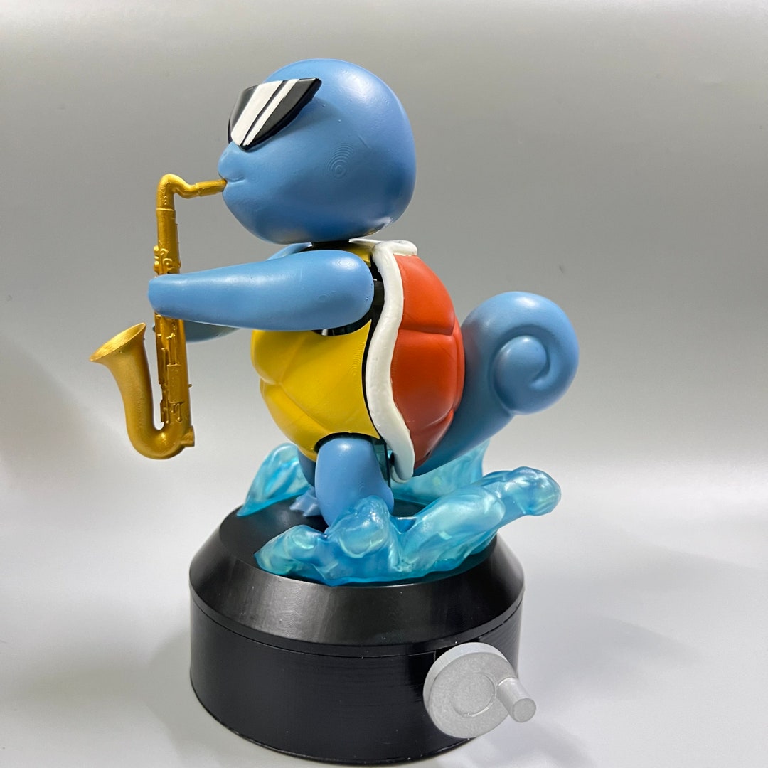 Pokemon Squirtle Saxophone Articulated Mechanic Figure Game - Etsy UK