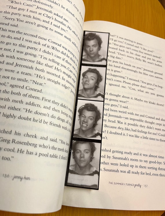 Harry Styles Photo Booth Bookmark - Etsy