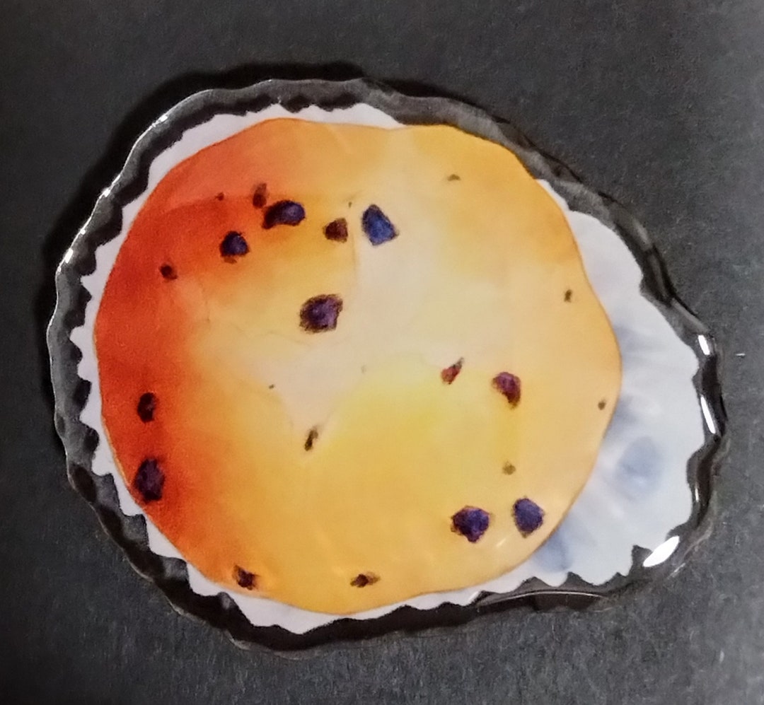 Blueberry Muffin Acrylic Pin - Etsy