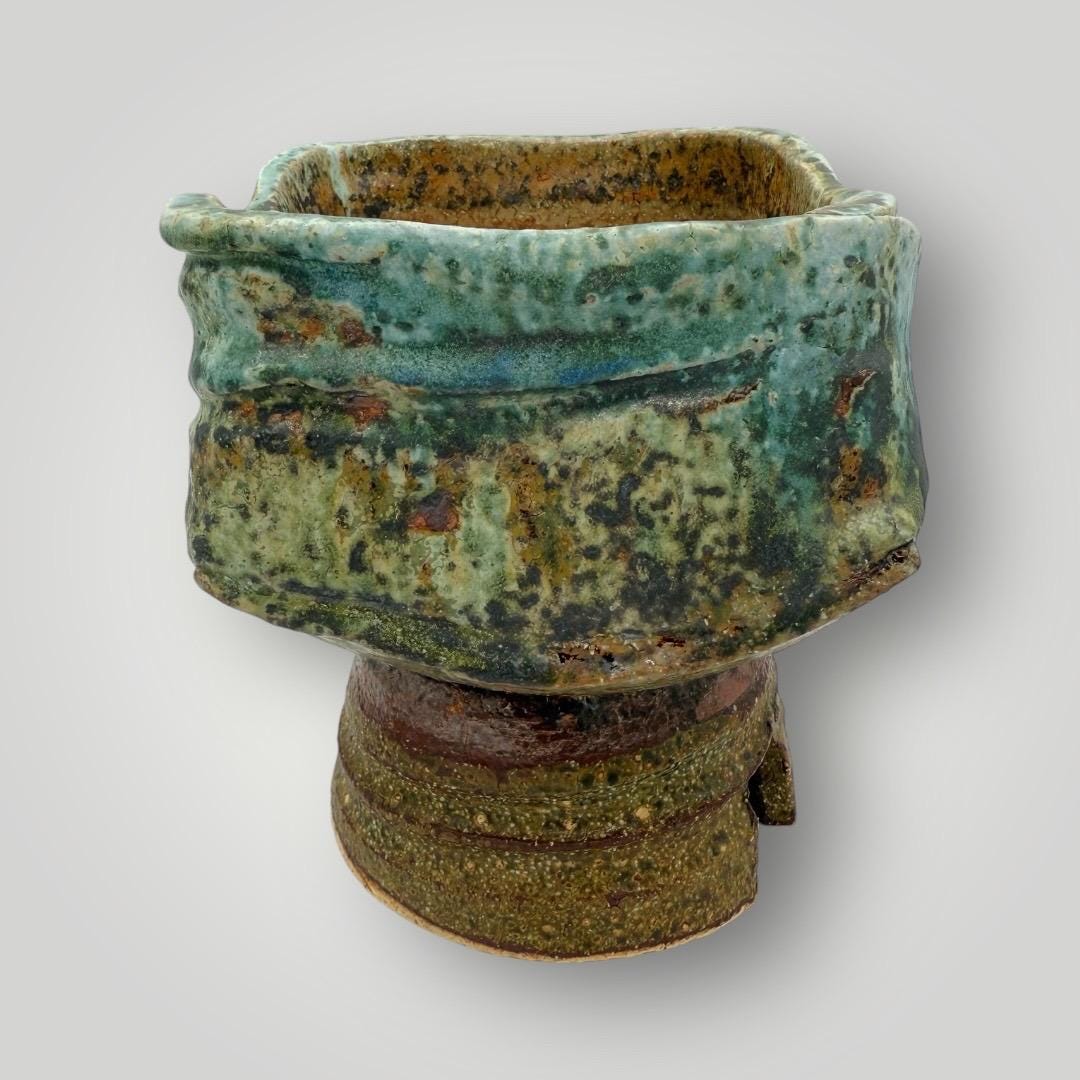 Rudia49 Handmade Ceramic Pottery, Artisan Made Elevated Planter for ...