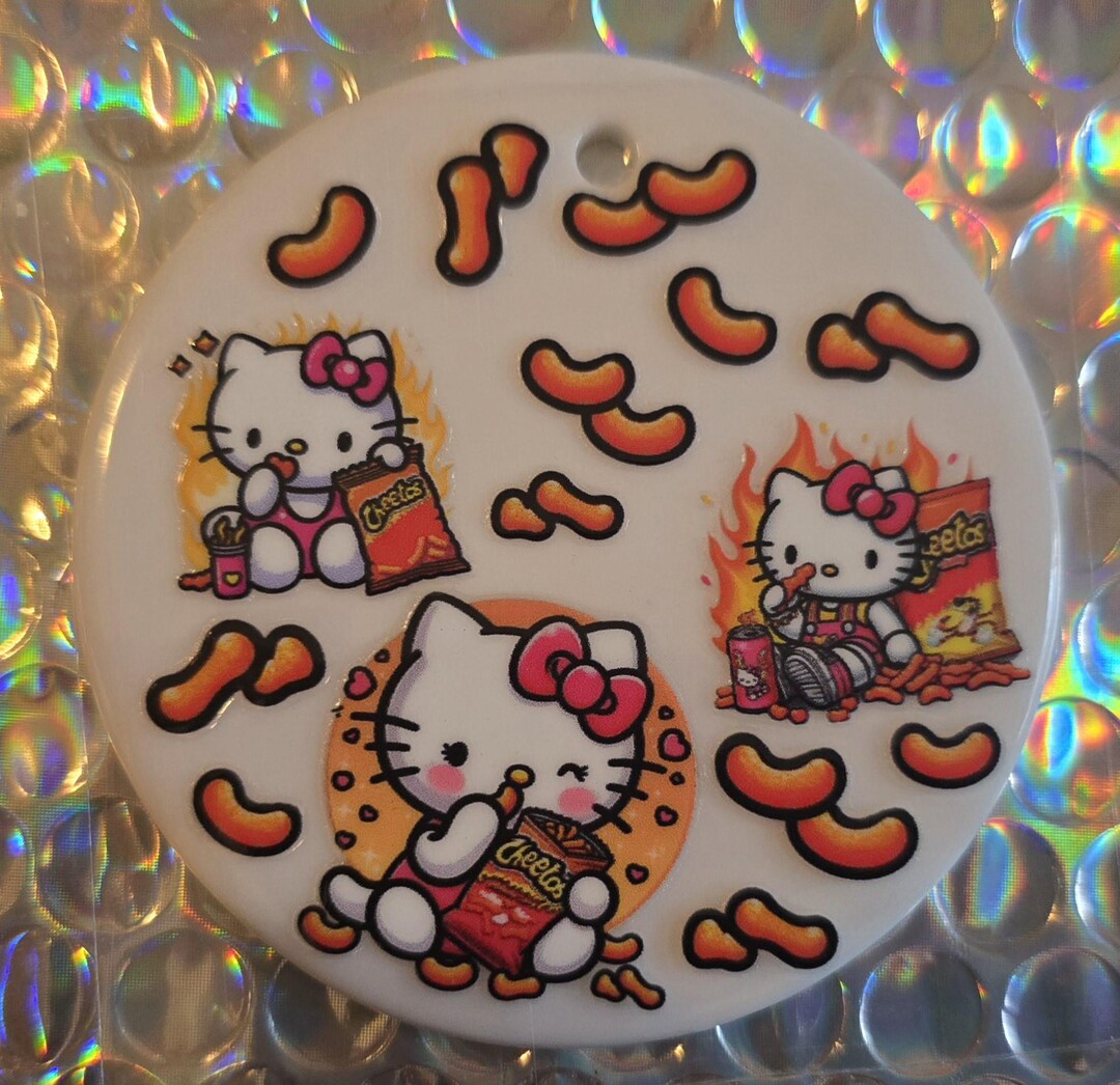 Hello Kitty Cheetos Christmas Ornament Real Pearl Custom 170 - Etsy