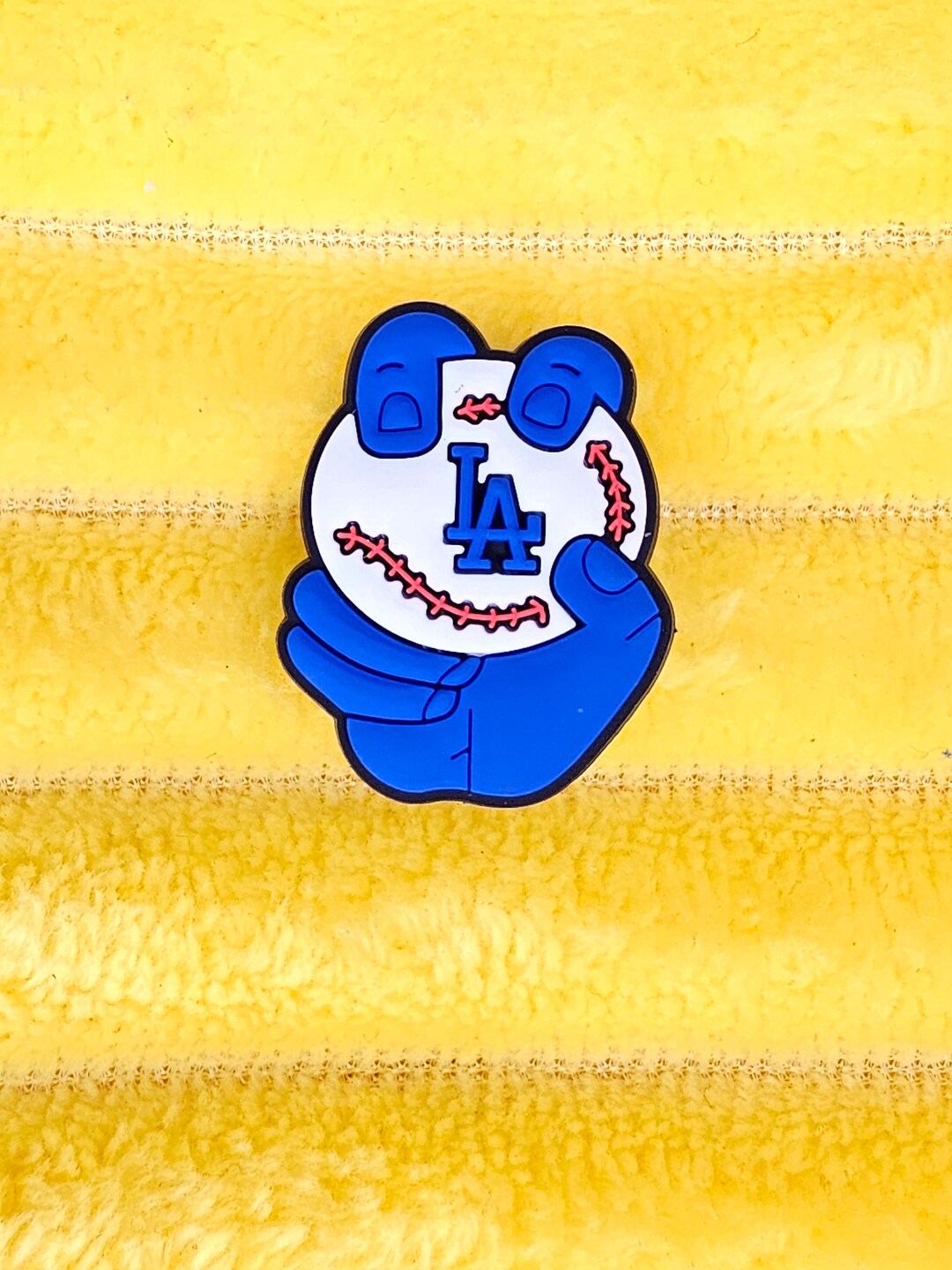 LA Dodgers Hand MLB Shoe Crocs Charm - Etsy
