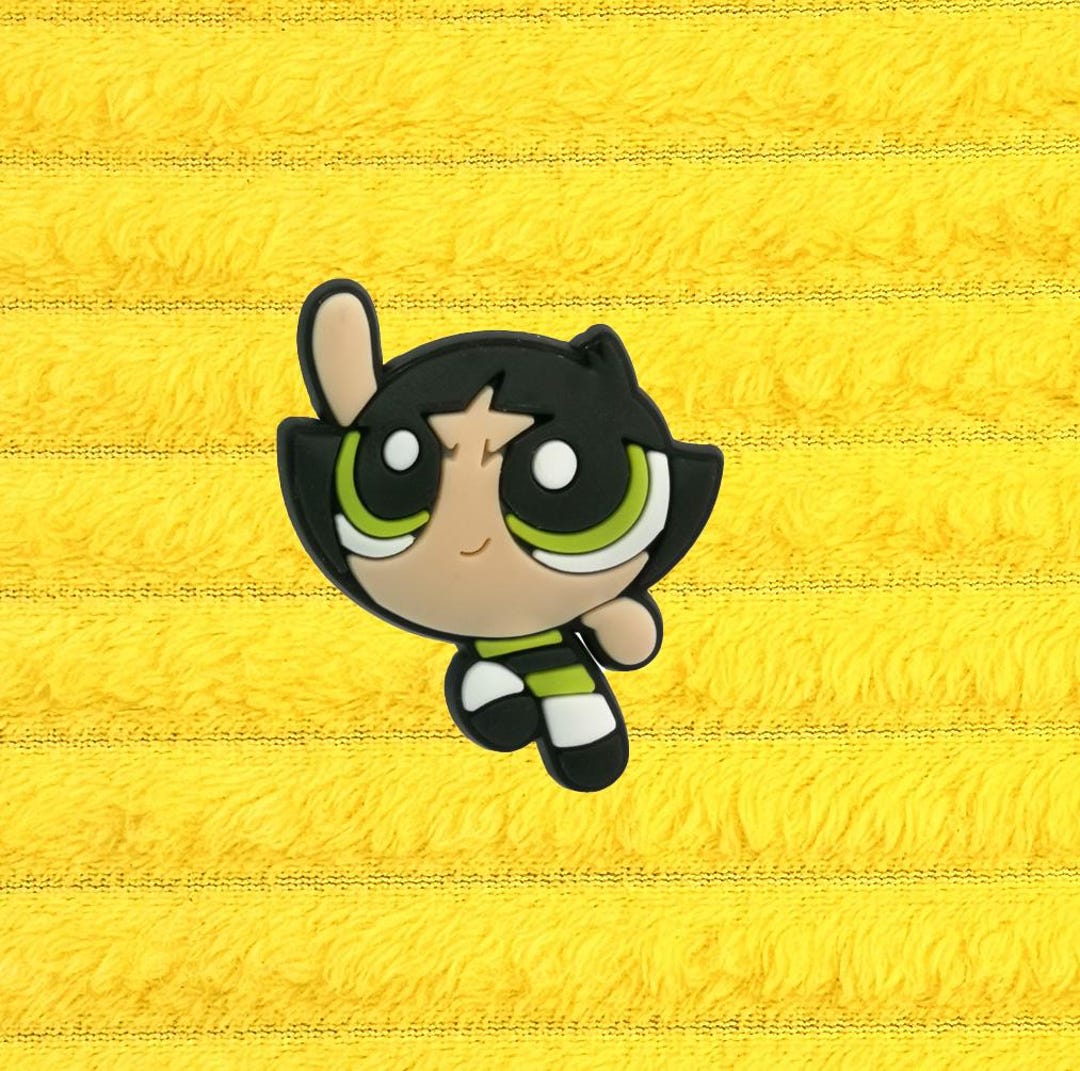 Buttercup Power Puff Girls Shoe Charms - Etsy