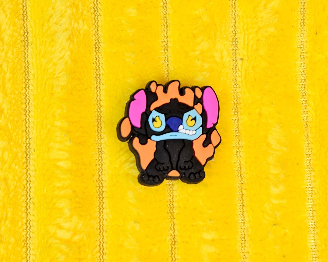 Stitch Angry Lilo & Stitch Crocs Charm - Etsy