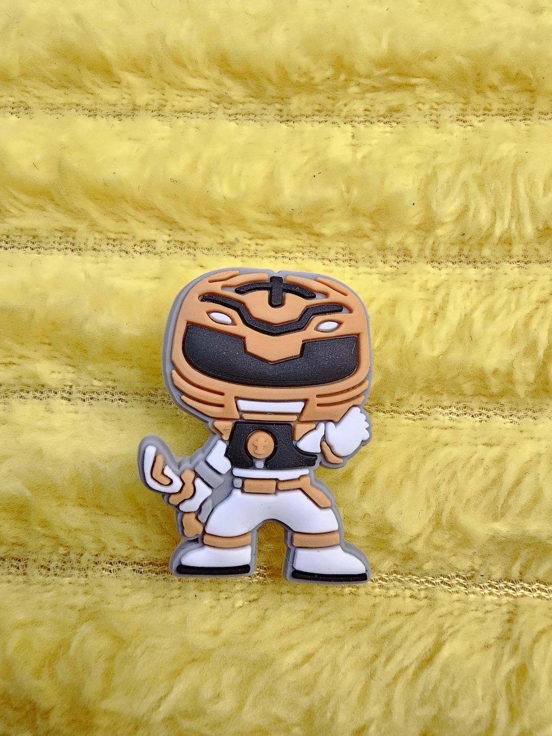 White Ranger Power Ranger Shoe Charms Clips, Pins, Clog for Shoes or ...