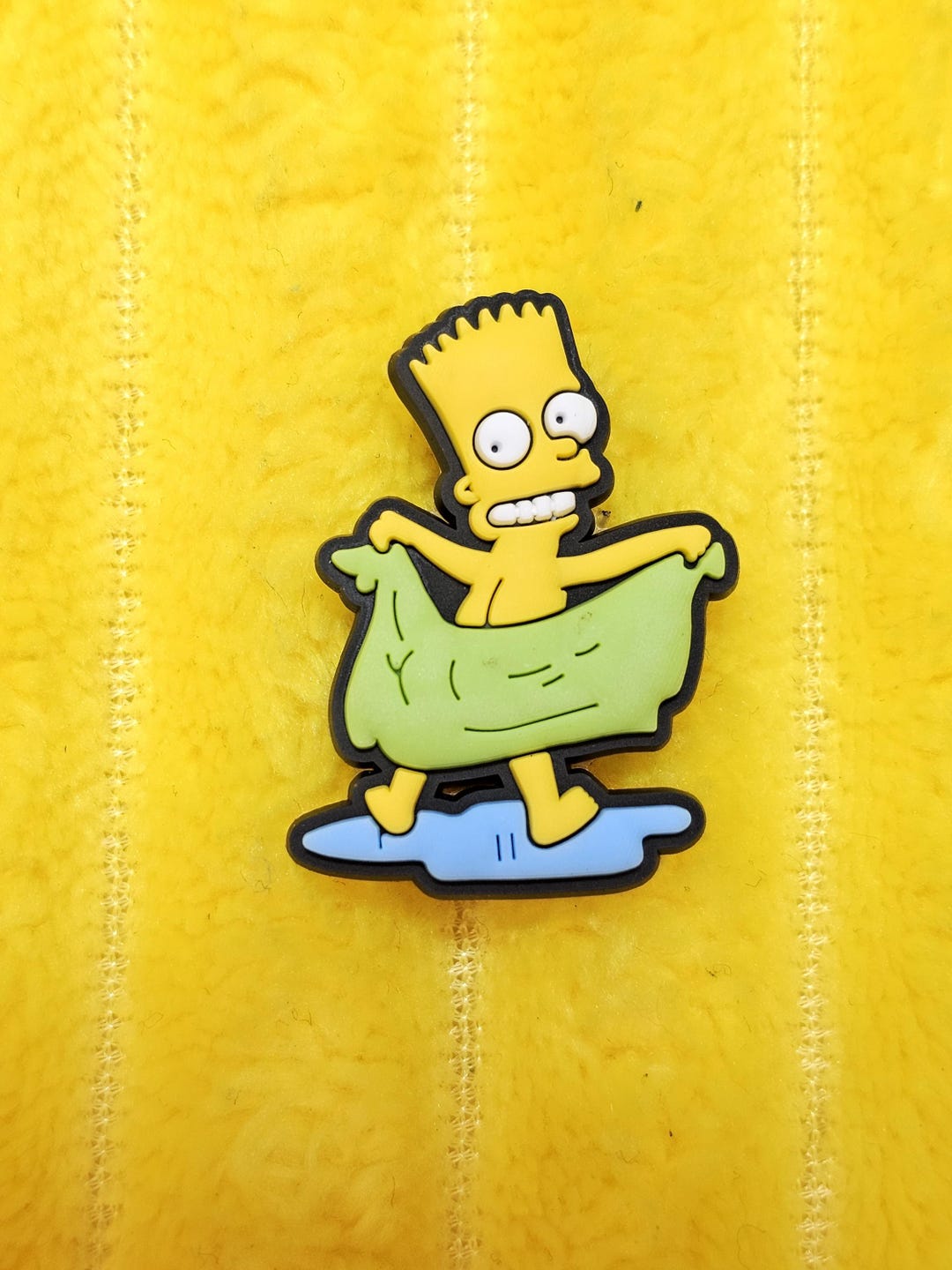 Bart Simpsn Taking a Shower Shoe Charm - Etsy