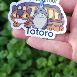 Totoro and Cat Bus, My Neighbor Totoro, Studio Ghibli Film, Waterproof ...