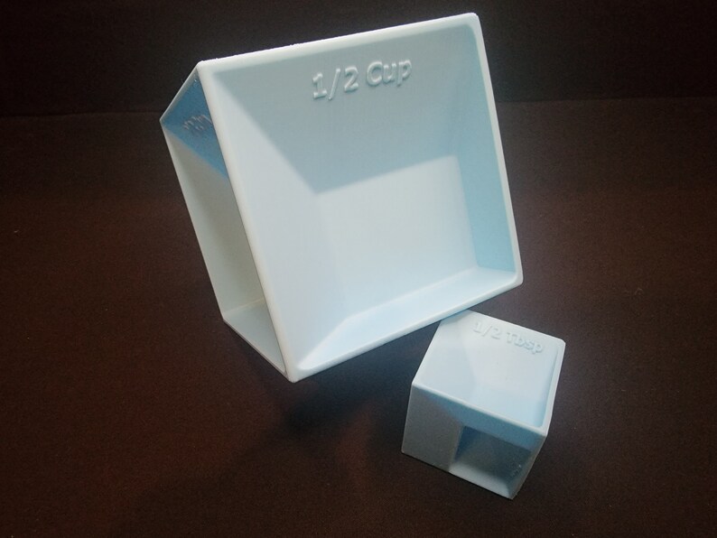 3D Printed Kitchen Measuring Cubes specialty Colors - Etsy