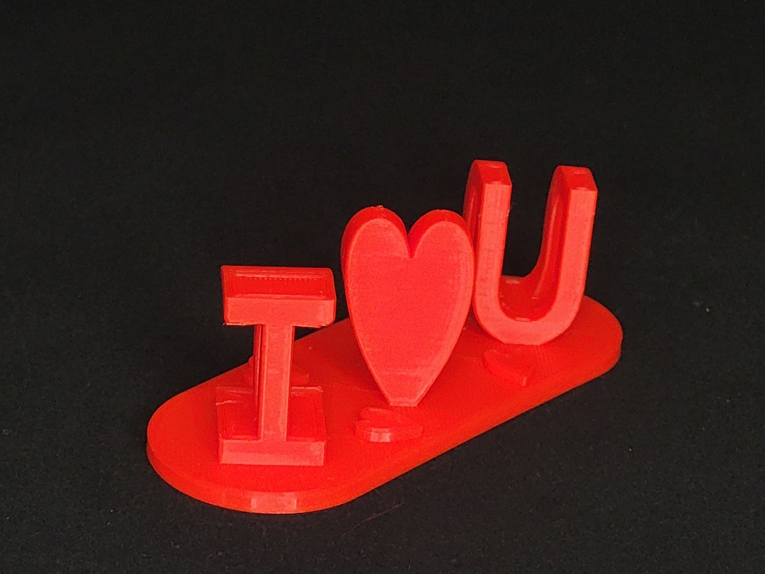 3D Printed Dual Word Ambigram Illusion (specialty Colors) - Etsy