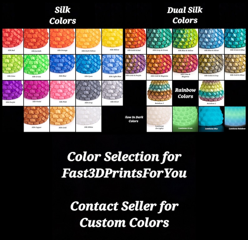 3D Printed Dual Word Ambigram Illusion specialty Colors - Etsy