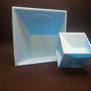 3D Printed Kitchen Measuring Cubes (specialty Colors) - Etsy
