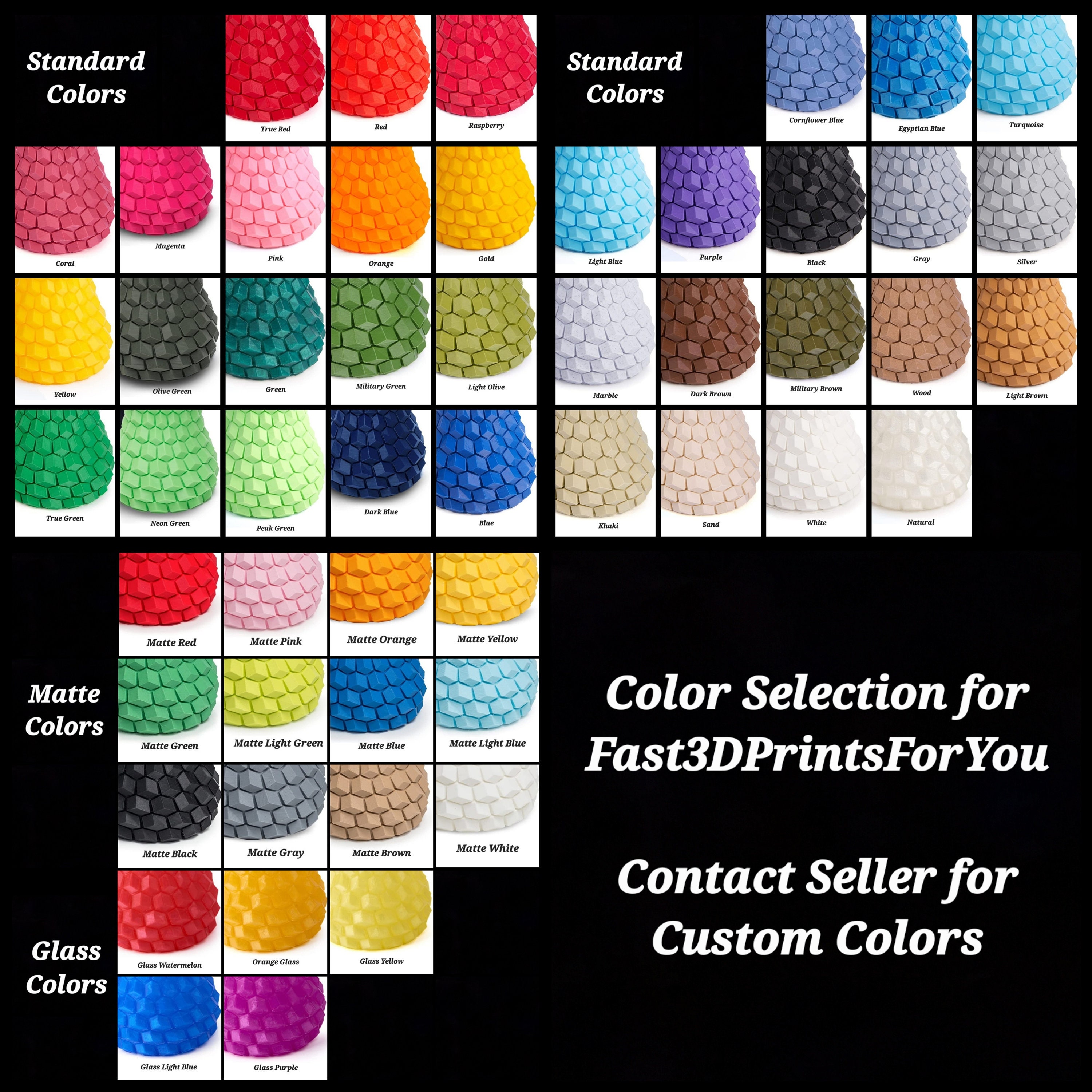 3D Printed Kitchen Measuring Cubes standard Colors - Etsy