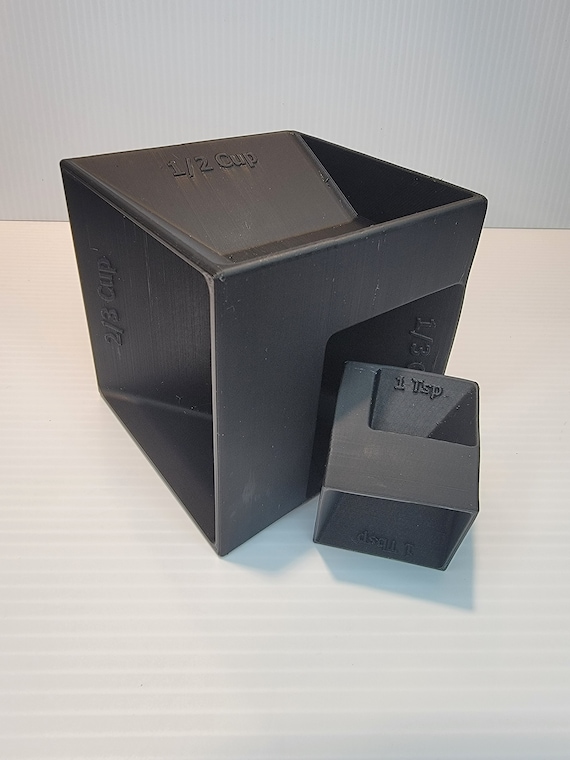 3D Printed Kitchen Measuring Cubes - Etsy