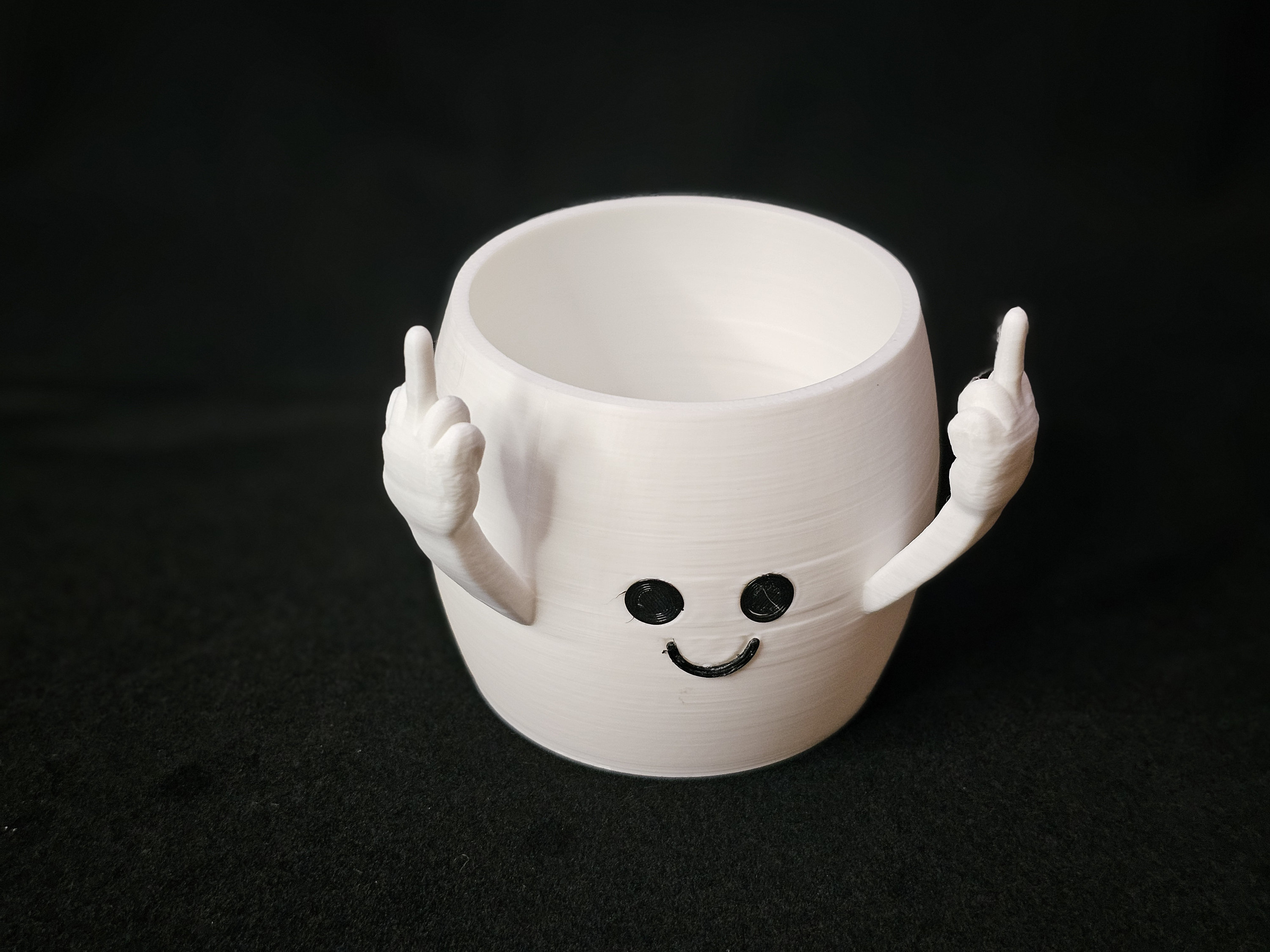 3D Printed Middle Finger Planter (standard Colors) - Etsy