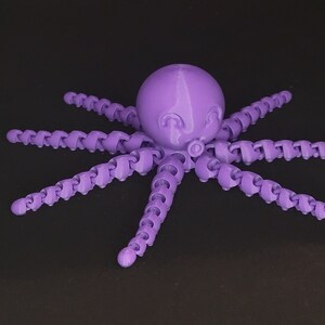 3D Printed Articulating Flexi Octopus (standard Colors) - Etsy