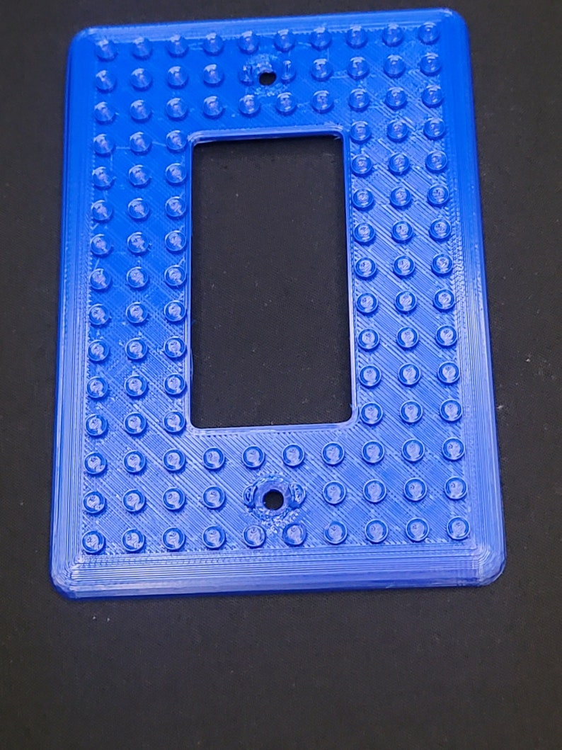 3D Printed Lego Light Switch Covers standard Colors - Etsy