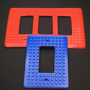 3D Printed Lego Light Switch Covers standard Colors - Etsy