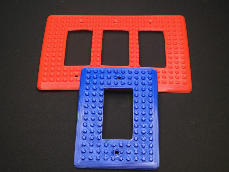 3D Printed Lego Light Switch Covers (standard Colors) - Etsy