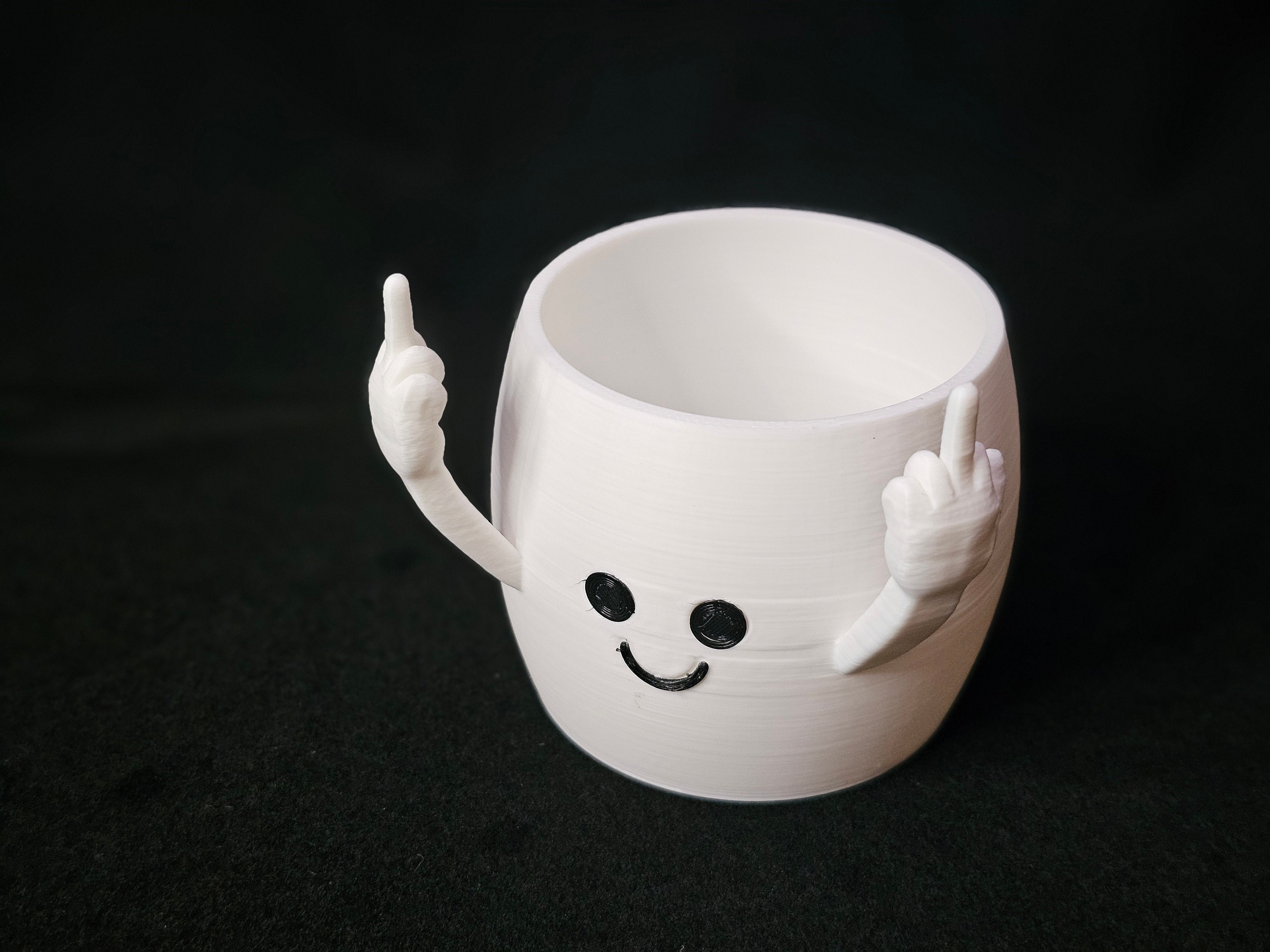 3D Printed Middle Finger Planter (standard Colors) - Etsy