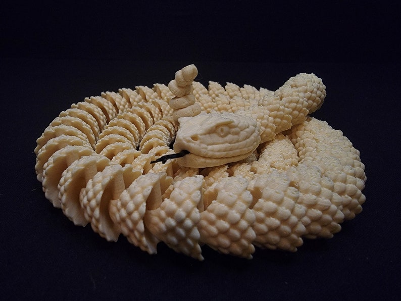 3D Printed Articulating Flexi Snakes rattlesnake/standard specialty ...
