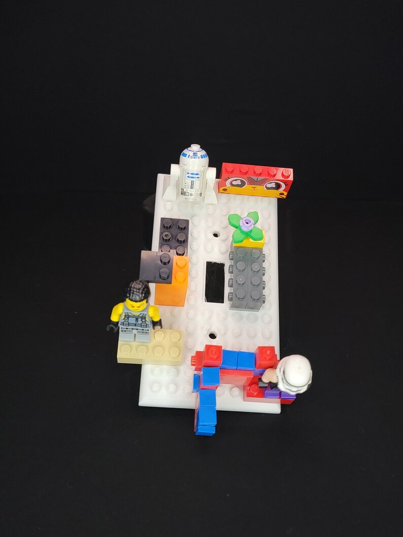 3D Printed Lego Light Switch Covers (standard Colors) - Etsy