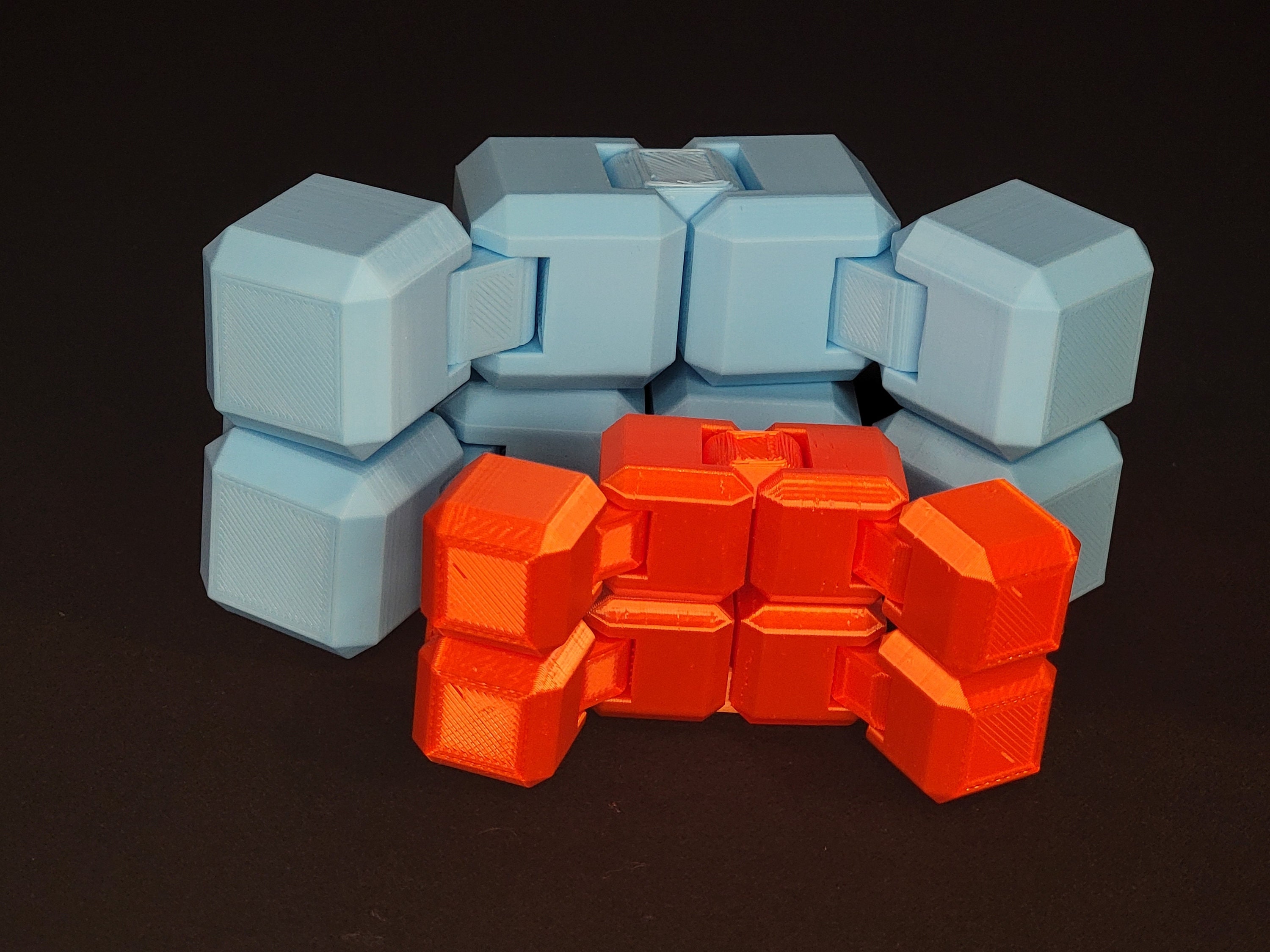 3D Printed Infinity Cube standard Colors - Etsy Australia
