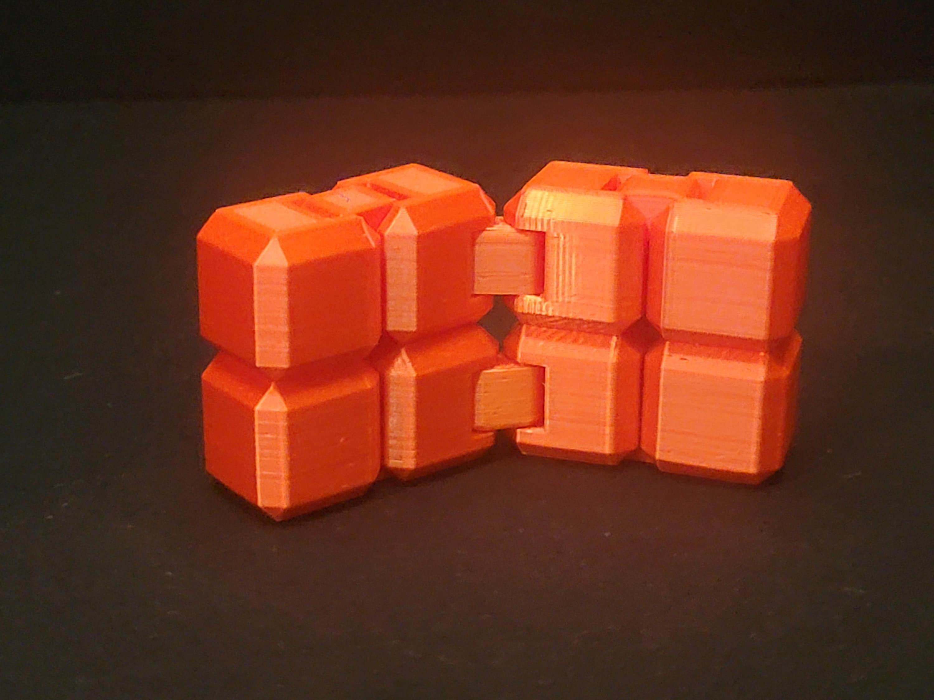 3D Printed Infinity Cube standard Colors - Etsy Australia