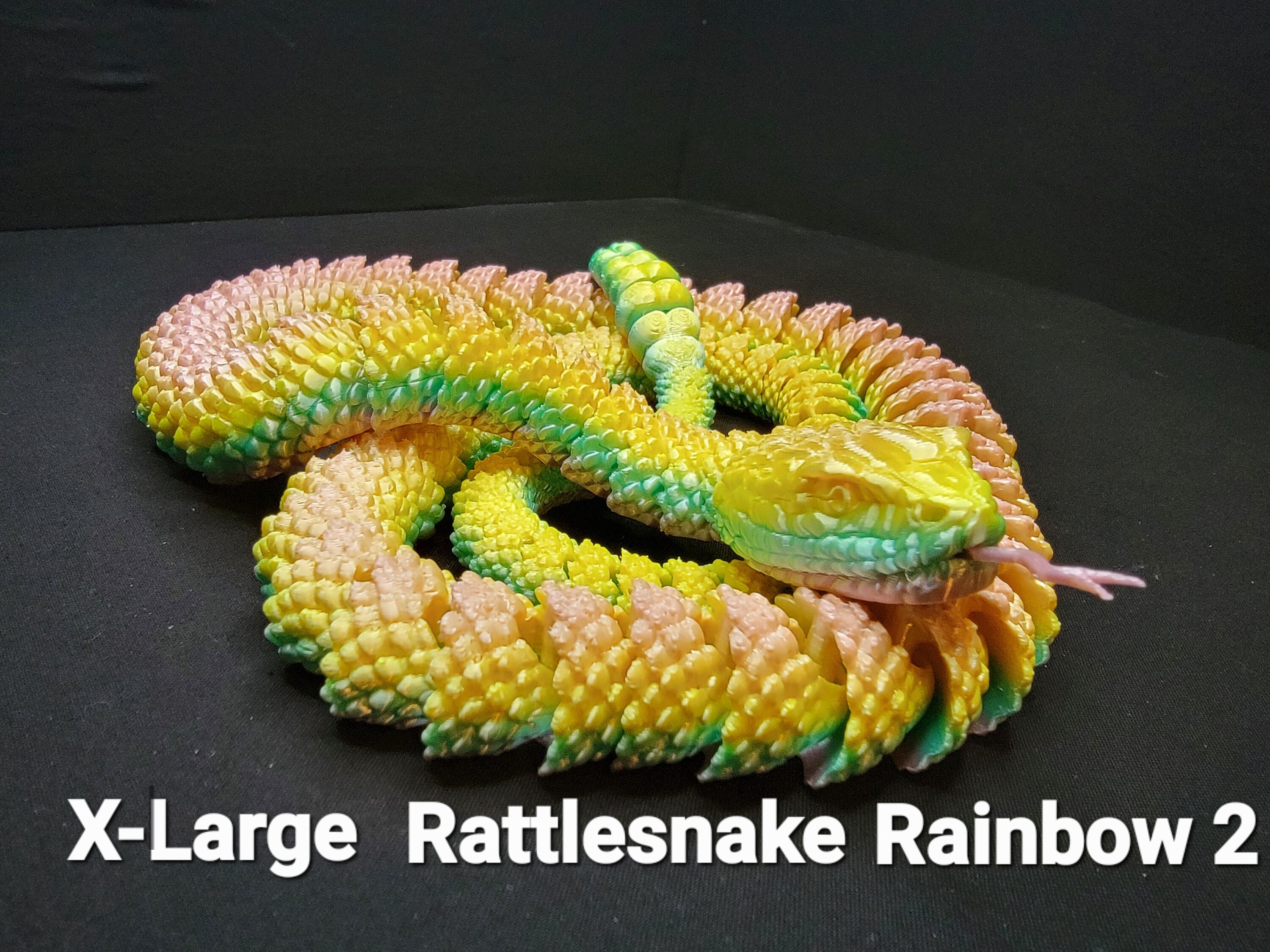 3D Printed Articulating Flexi Snakes (rattlesnake/standard) (specialty ...