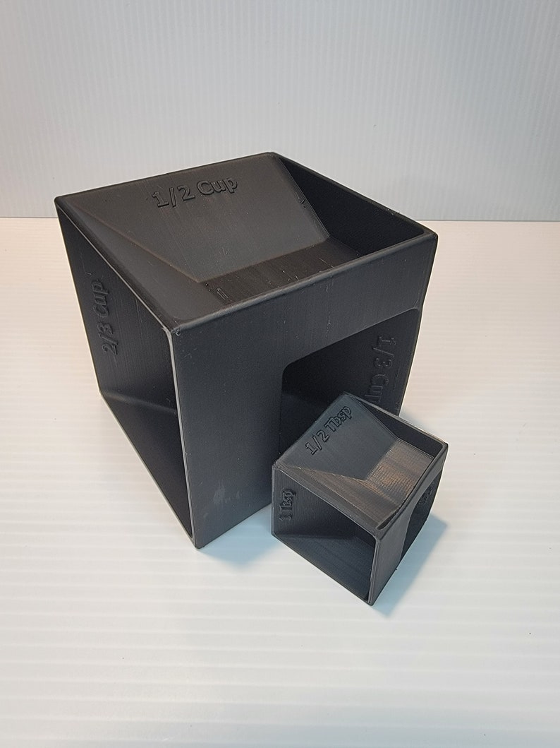 3D Printed Kitchen Measuring Cubes (specialty Colors) - Etsy