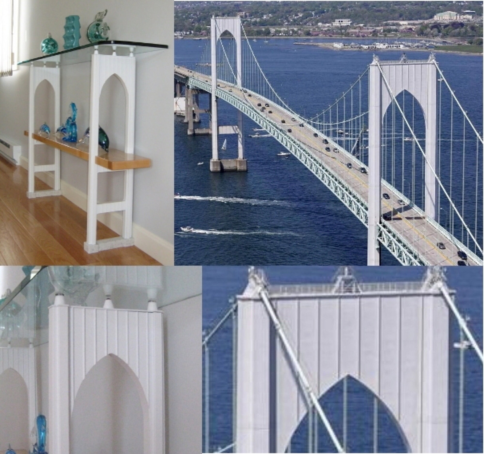 Newport Bridge Hall Table - Etsy