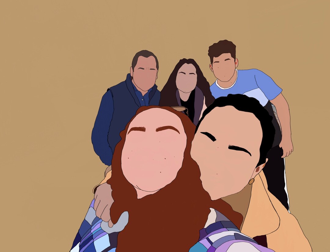 Digital Faceless Portrait Hicustom, Custom Portrait, Faceless Digital ...