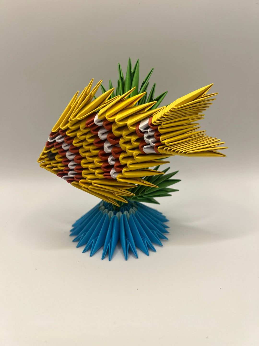3d Origami Fish on Reef - Etsy
