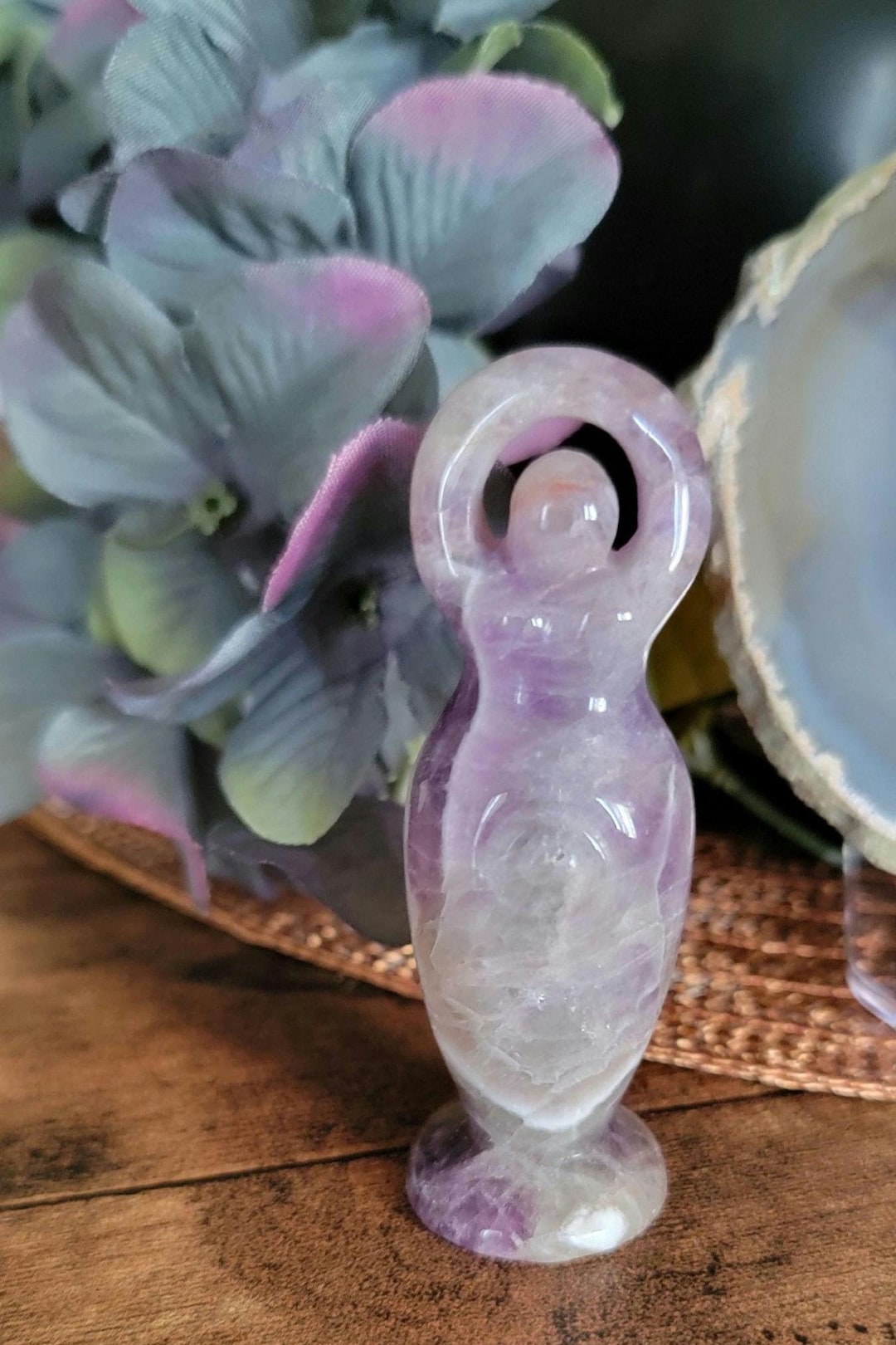 Crystal Goddess Statue: Divine Feminine Altar Decor, Witchy Gift - Etsy
