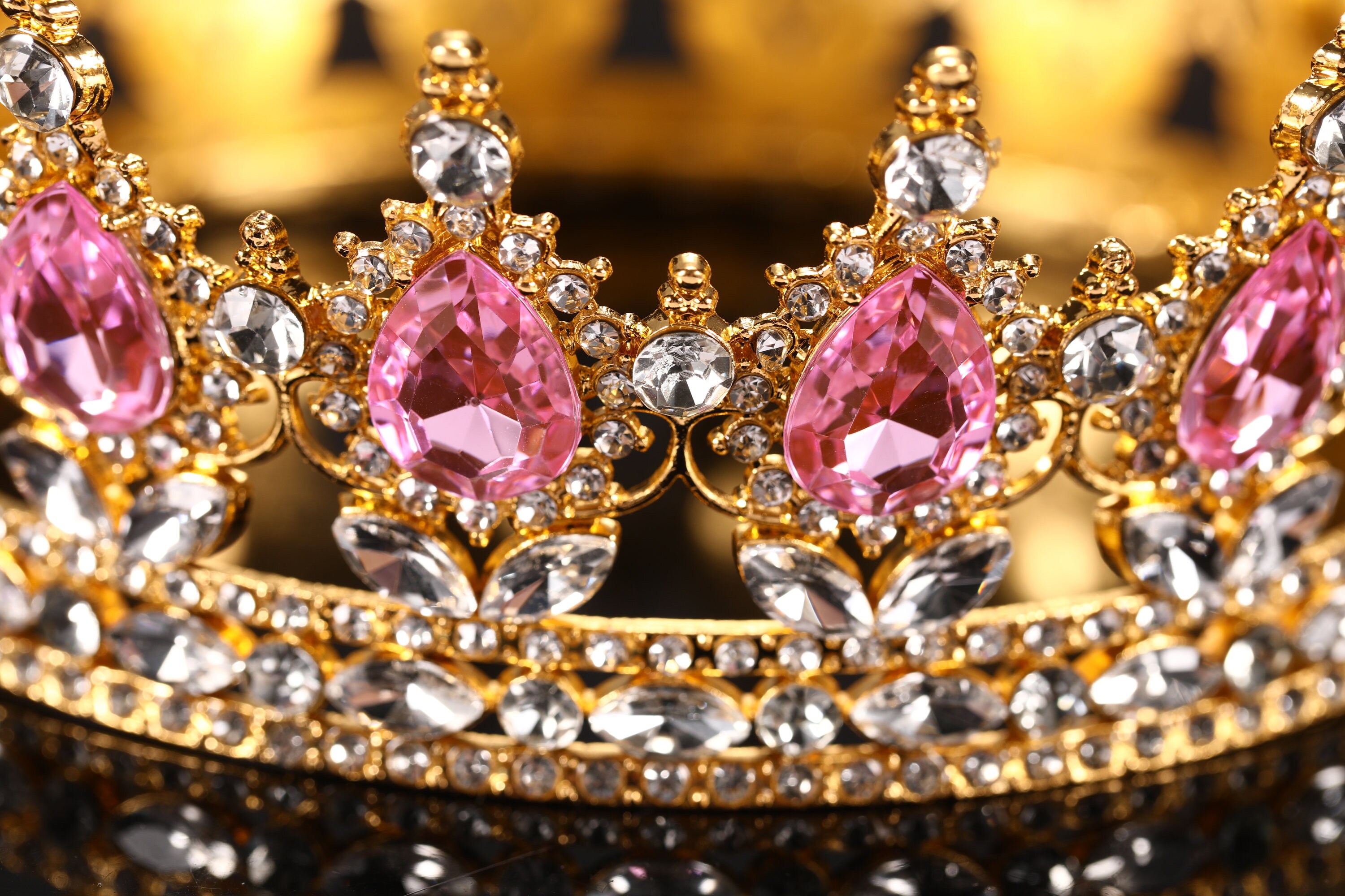 Queen Crown Pink Gemstone Tiara Girls Princess Crown Halloween - Etsy