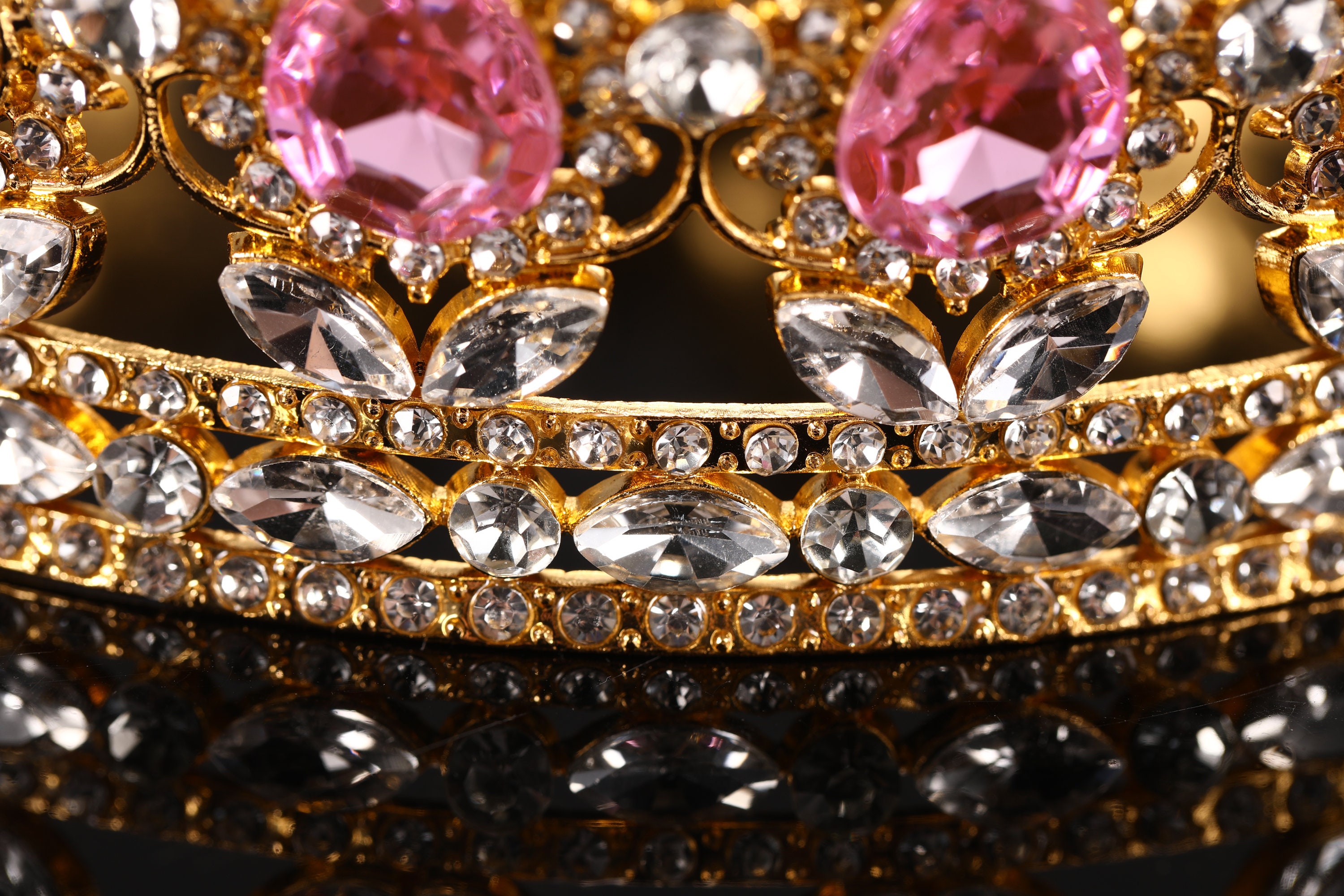 Queen Crown Pink Gemstone Tiara Girls Princess Crown Halloween - Etsy