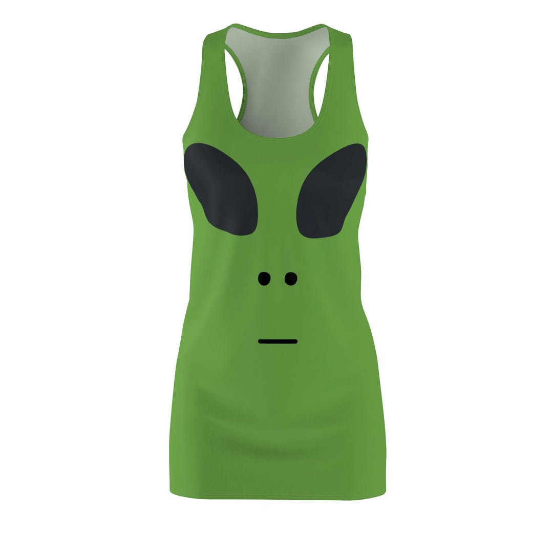 Alien Costume Dress: Extraterrestrial Racerback Halloween Outfit - Etsy