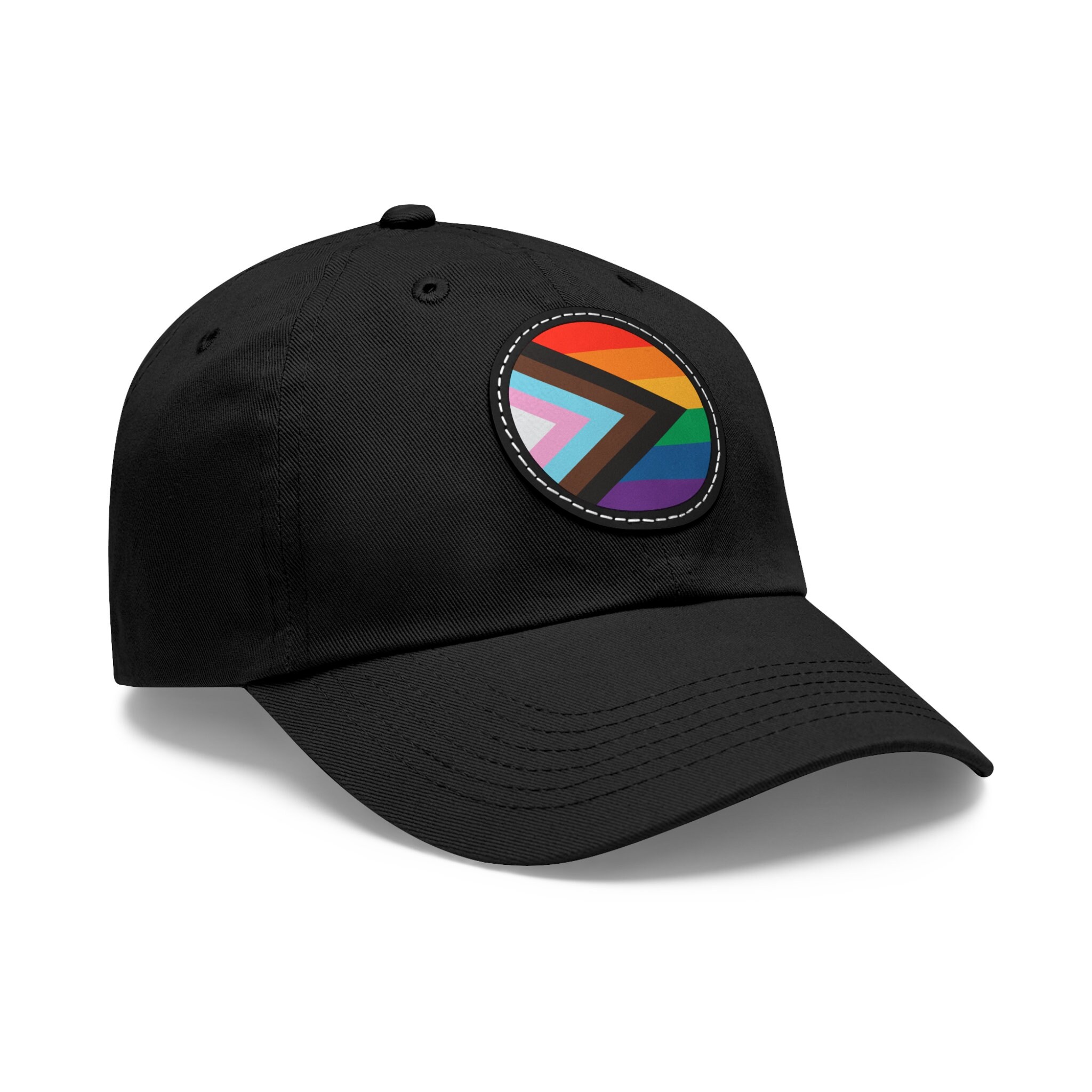 Pride Inclusive Hat With Pride Flag Leather Patch LGBTQ Rainbow Hat ...