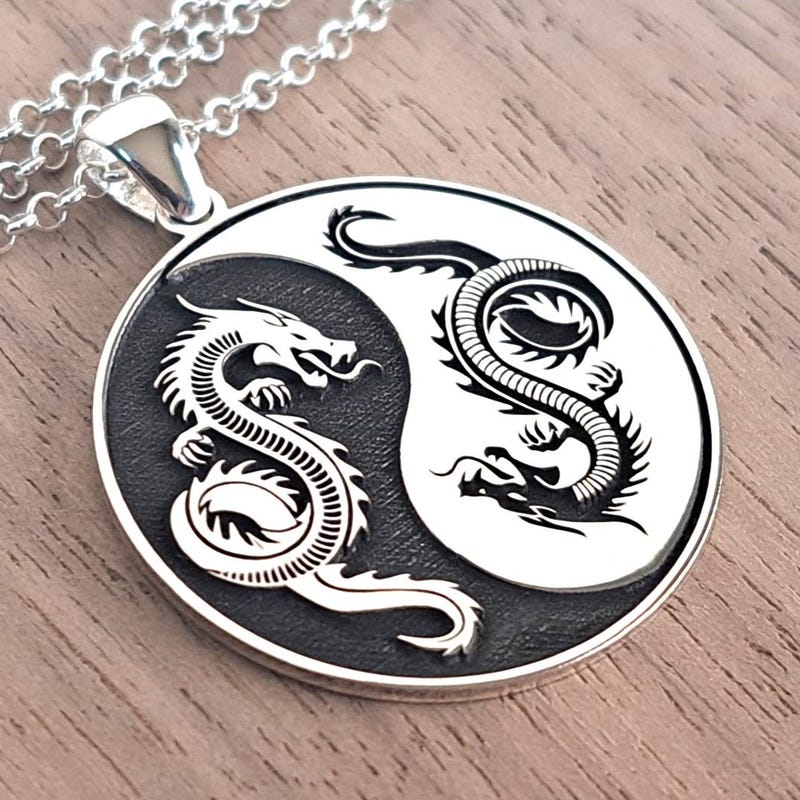 Yin Yang 925 Pendants - Etsy UK
