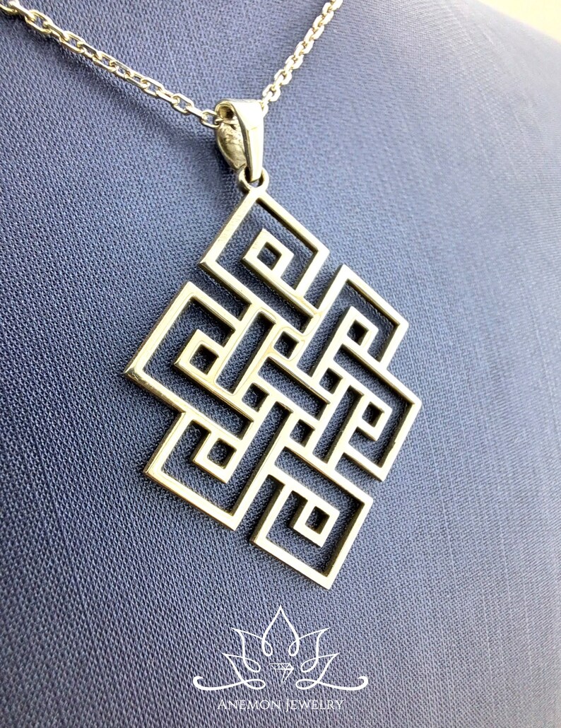 Celtic Rope Trinity Necklace 925 Sterling Silver Celtic - Etsy