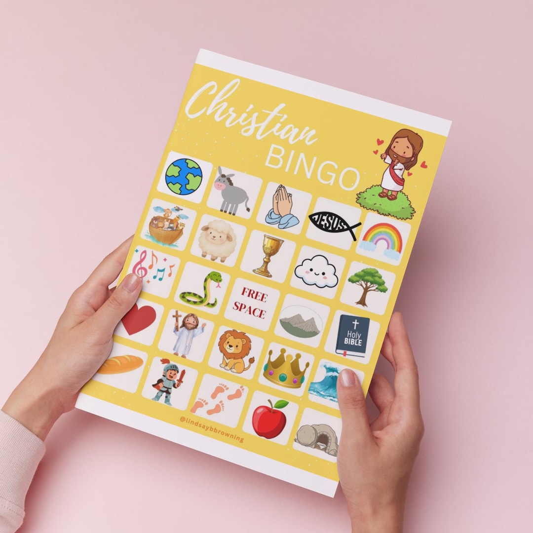 Christian Bingo Game for Kids | Bible Story Images, Sunday School ...