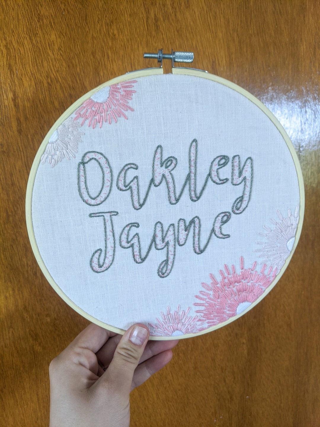 Custom Name Embroidery - Etsy