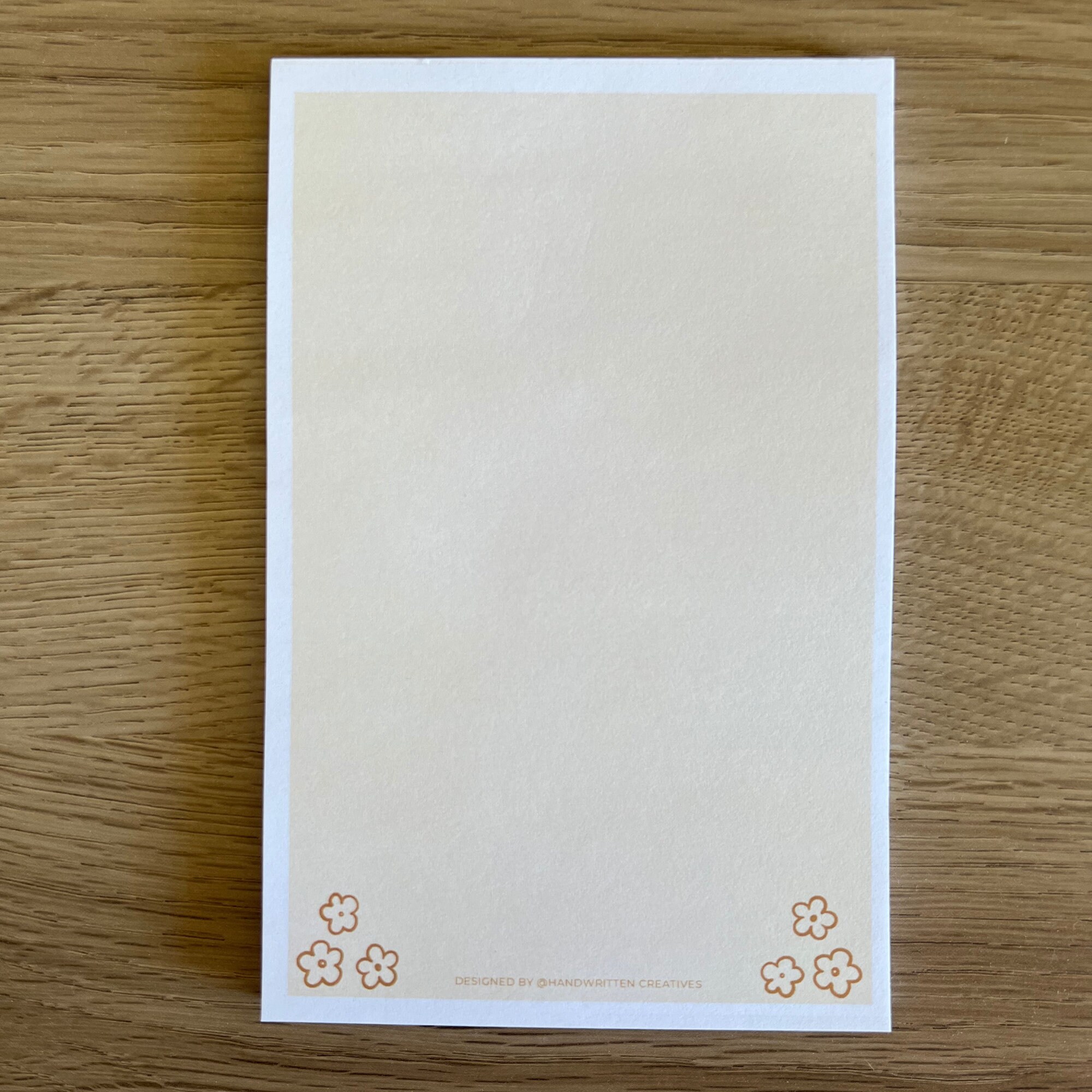 Flower Outline Mini Notepad & Sticky Notes Bundle, 3x3 Sticky Notes ...