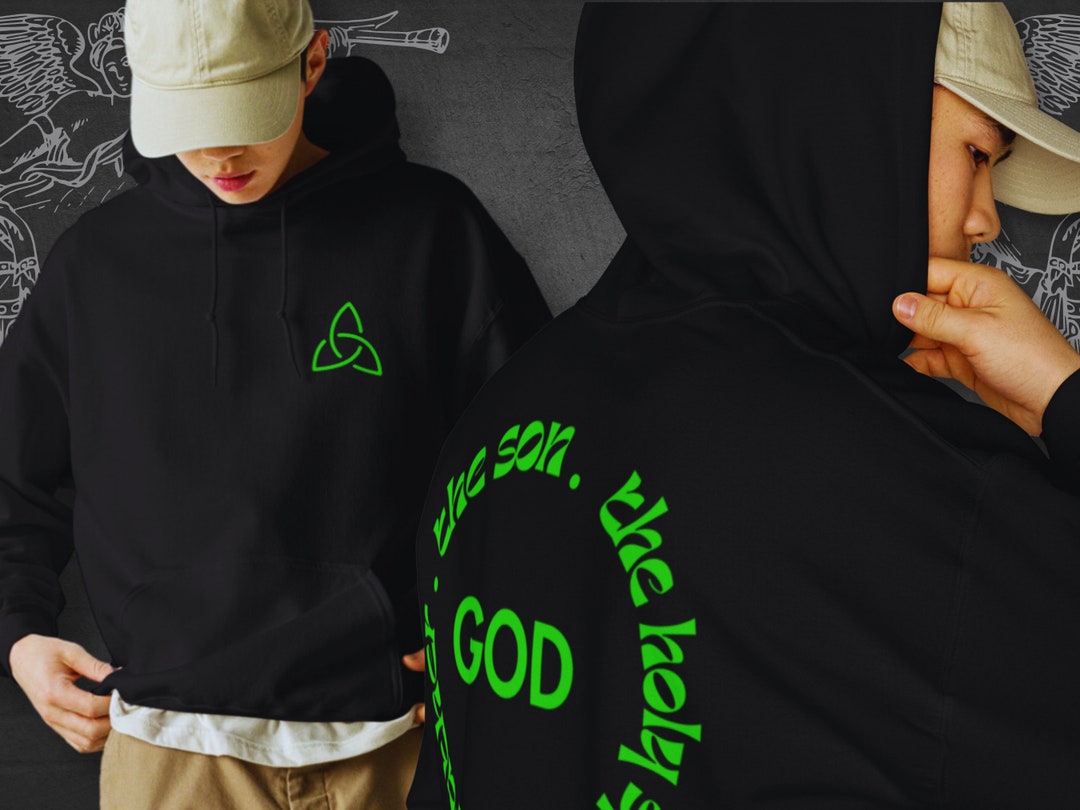 The Holy Trinity Hip N Holy Hoodie Modern Christian Apparel for Teens ...
