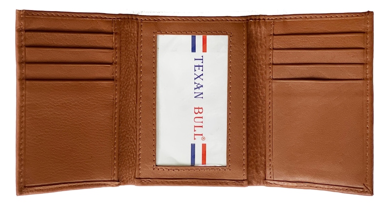 Personalized RFID Trifold Wallets for Men. 8 Credit Card & 1 ID Holder ...