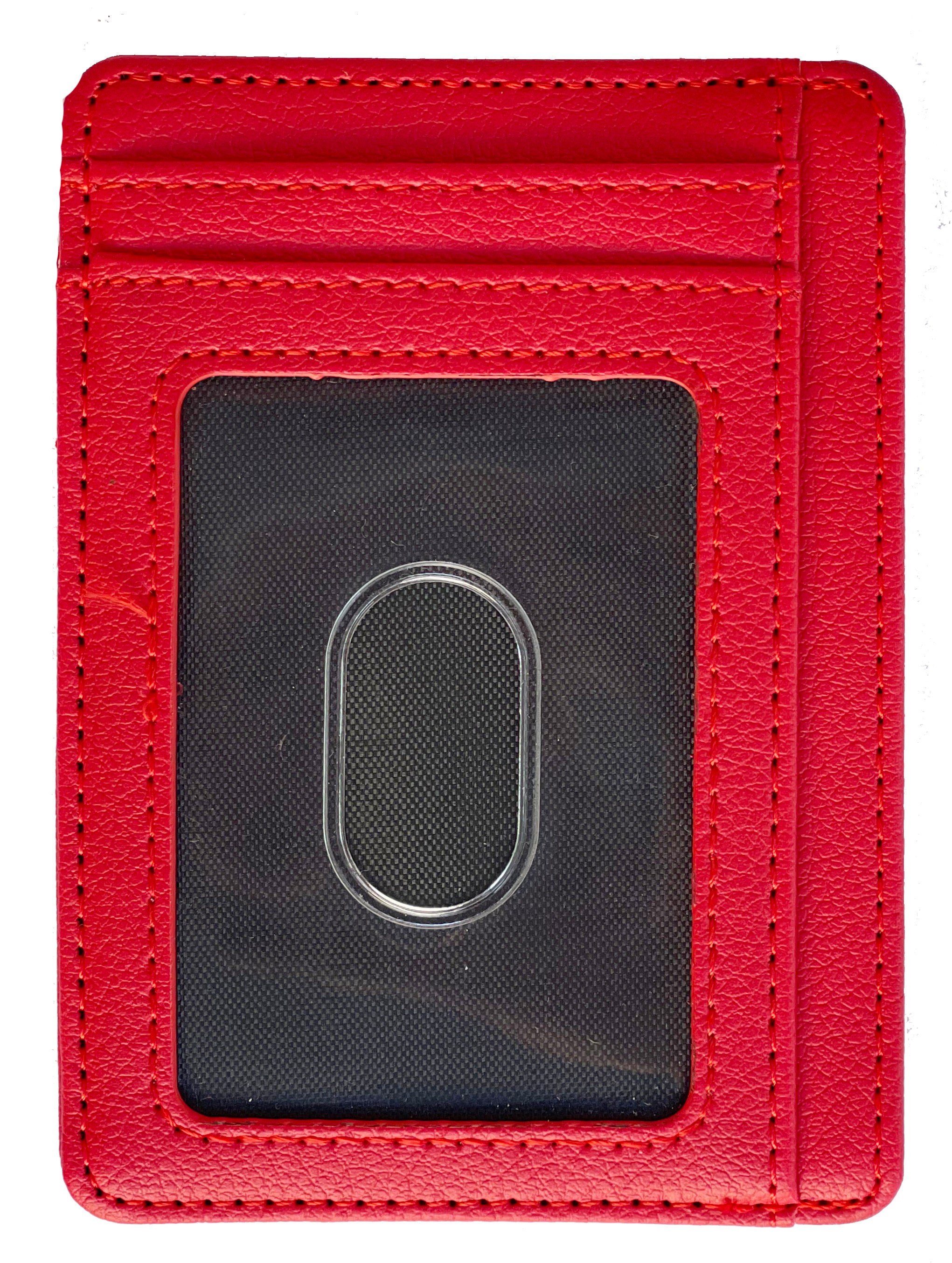 Personalized Leather Front Pocket Card Holder Wallet, Anniversary ...