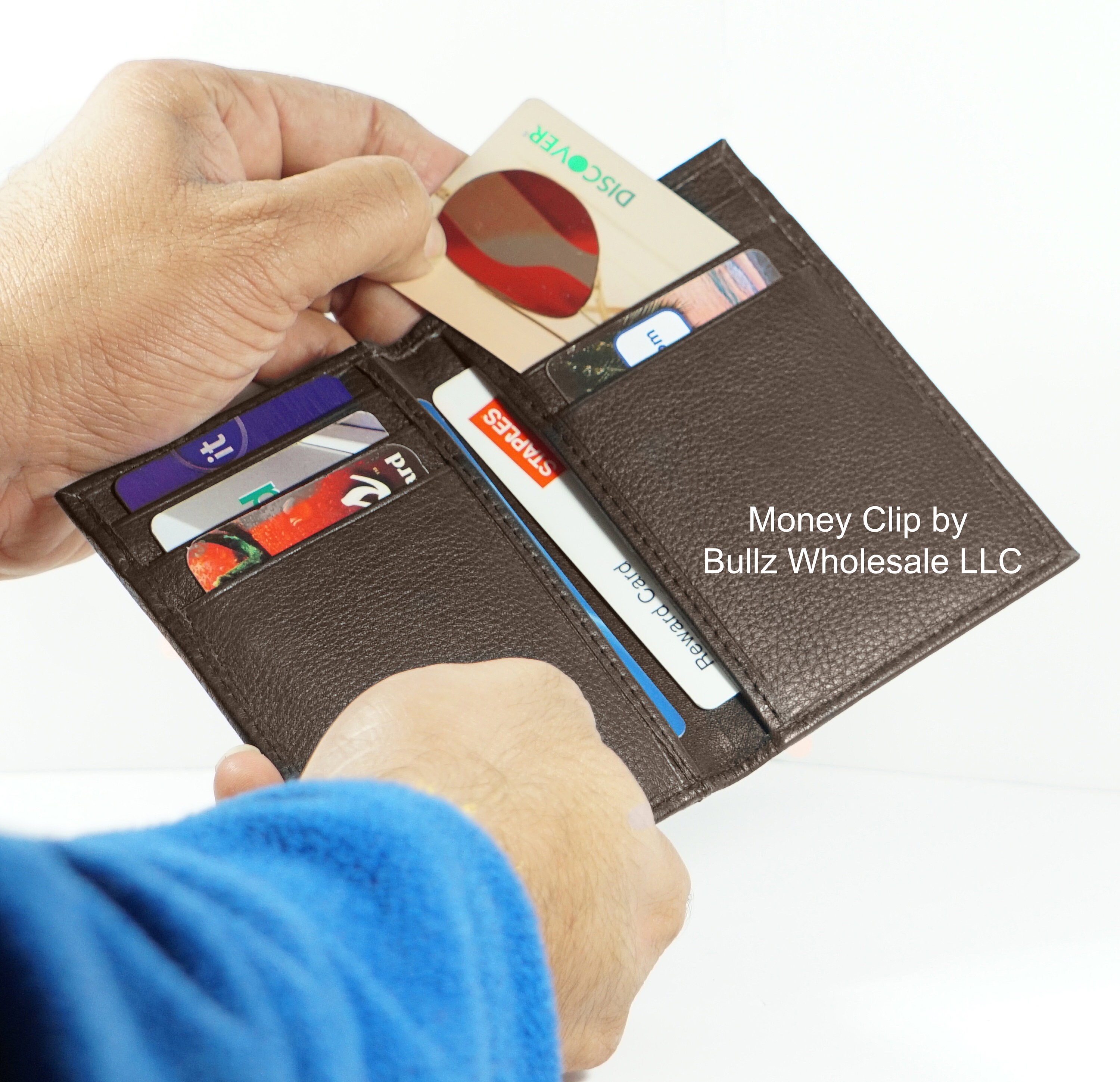 Bifold Front Pocket Minimalist Moeny Clip Wallet for Men Holds Upto 6 ...