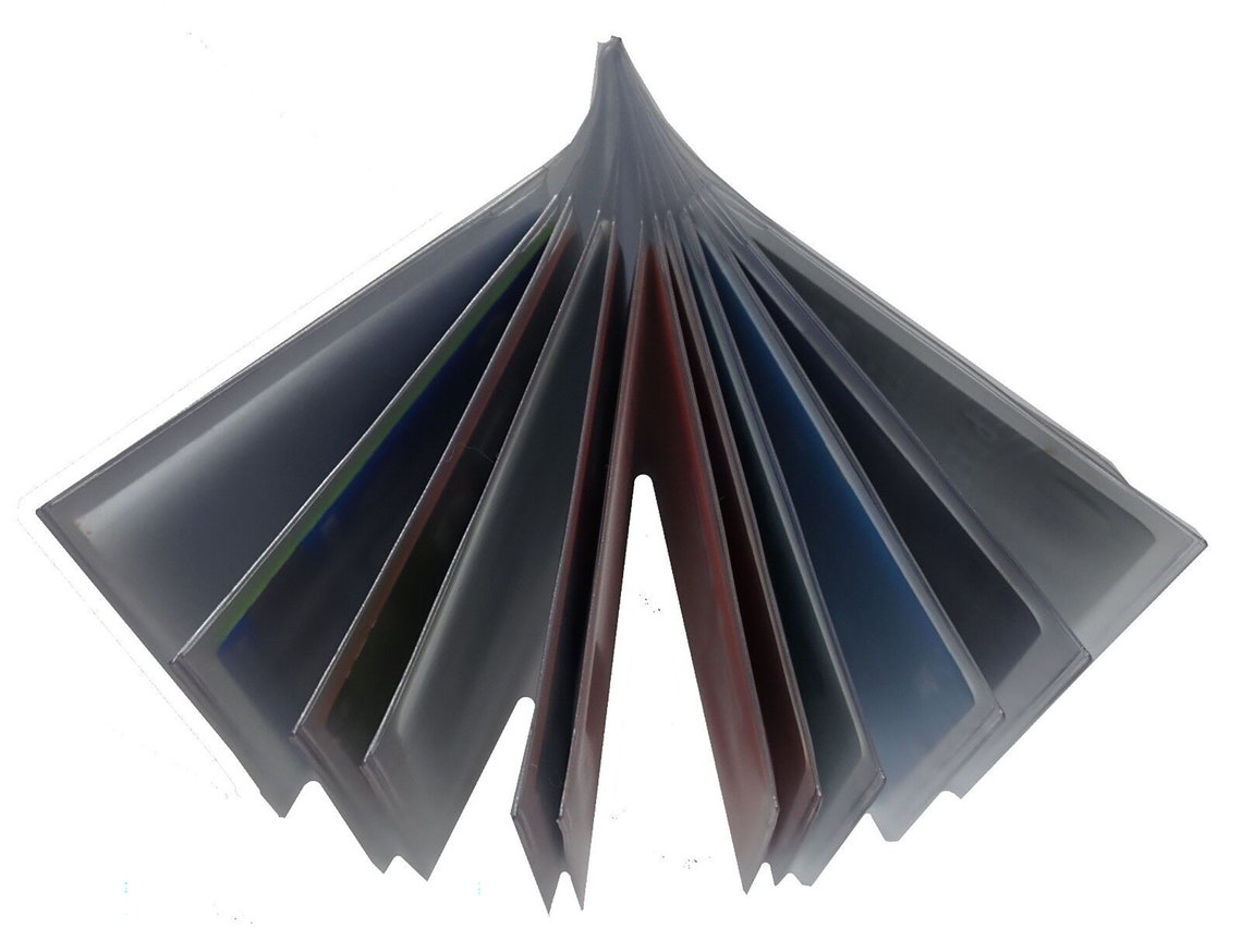 Bifold-trifold Wallets Inserts Heavy Duty Vinyl 12 Pages Inserts Holds ...