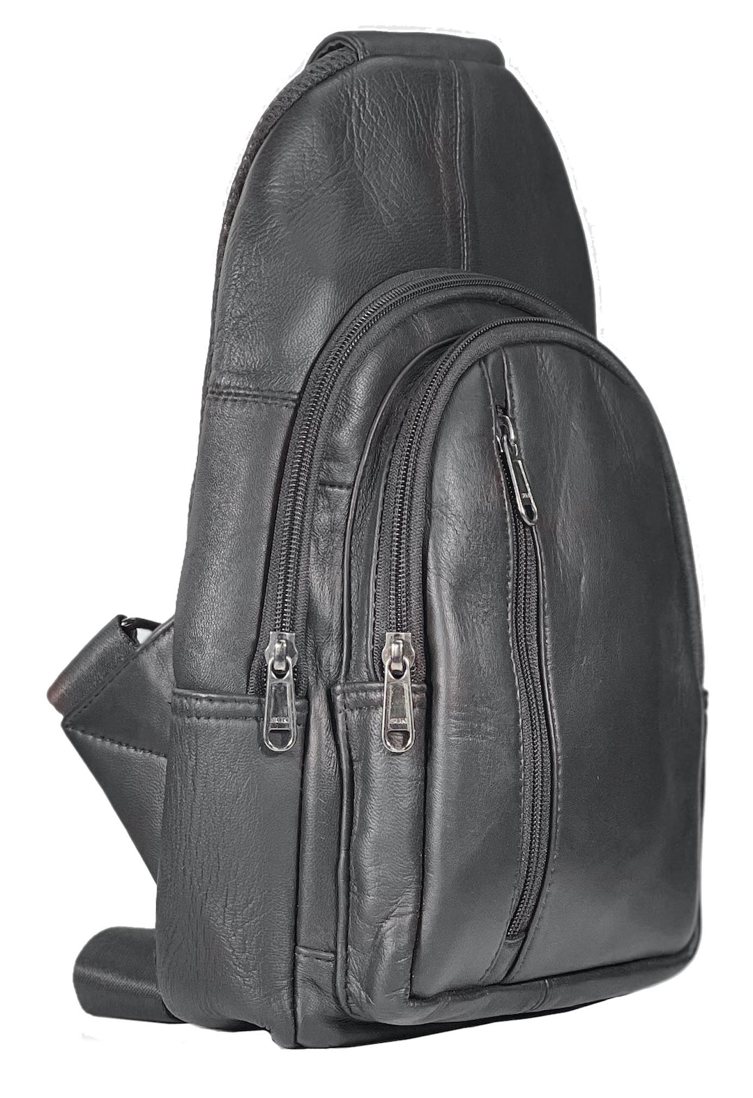 Genuine Leather Crossbody Sling Bag for Men Women - Fanny Pack Small ...