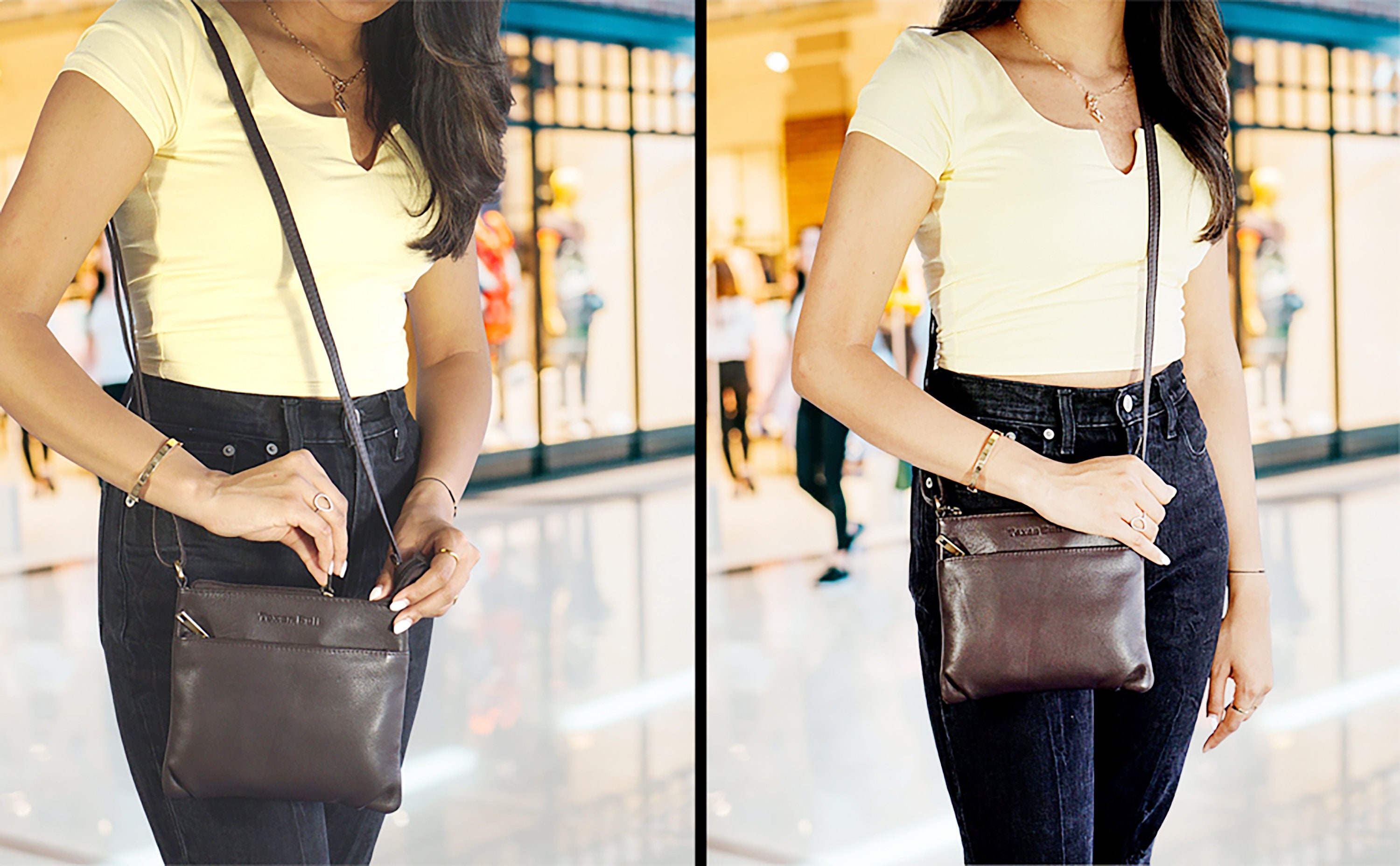 Fashionable Leather Crossbody Bag for Women, Shoulder Bag, Tote ...